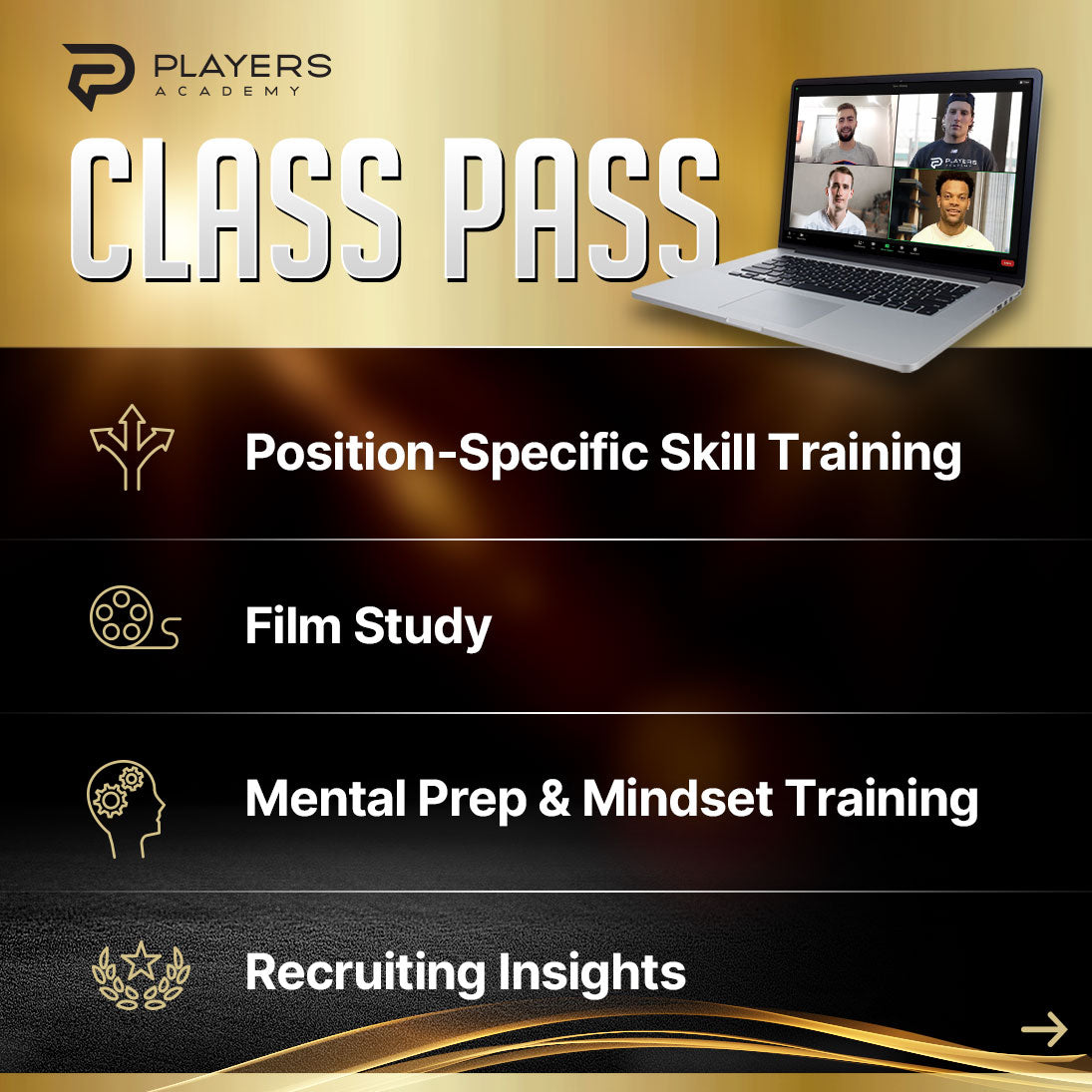 The Players Academy 2024 Class Pass
